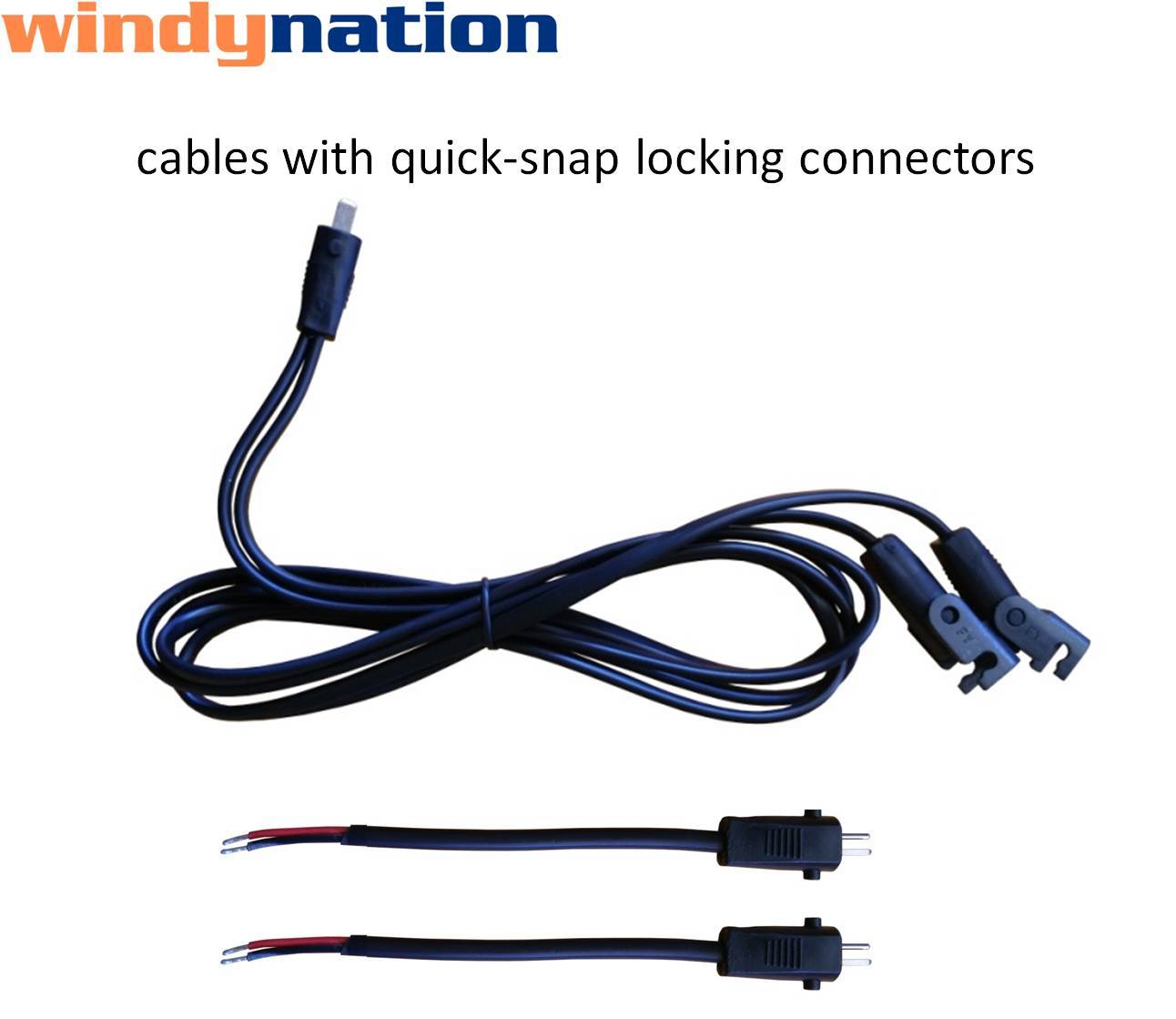 WindyNation 2pcs 12V Linear Actuator + Power Supply + Remote Control ...