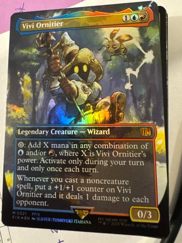 Vivi Ornitier Borderless Foil Universes Beyond Final Fantasy | eBay