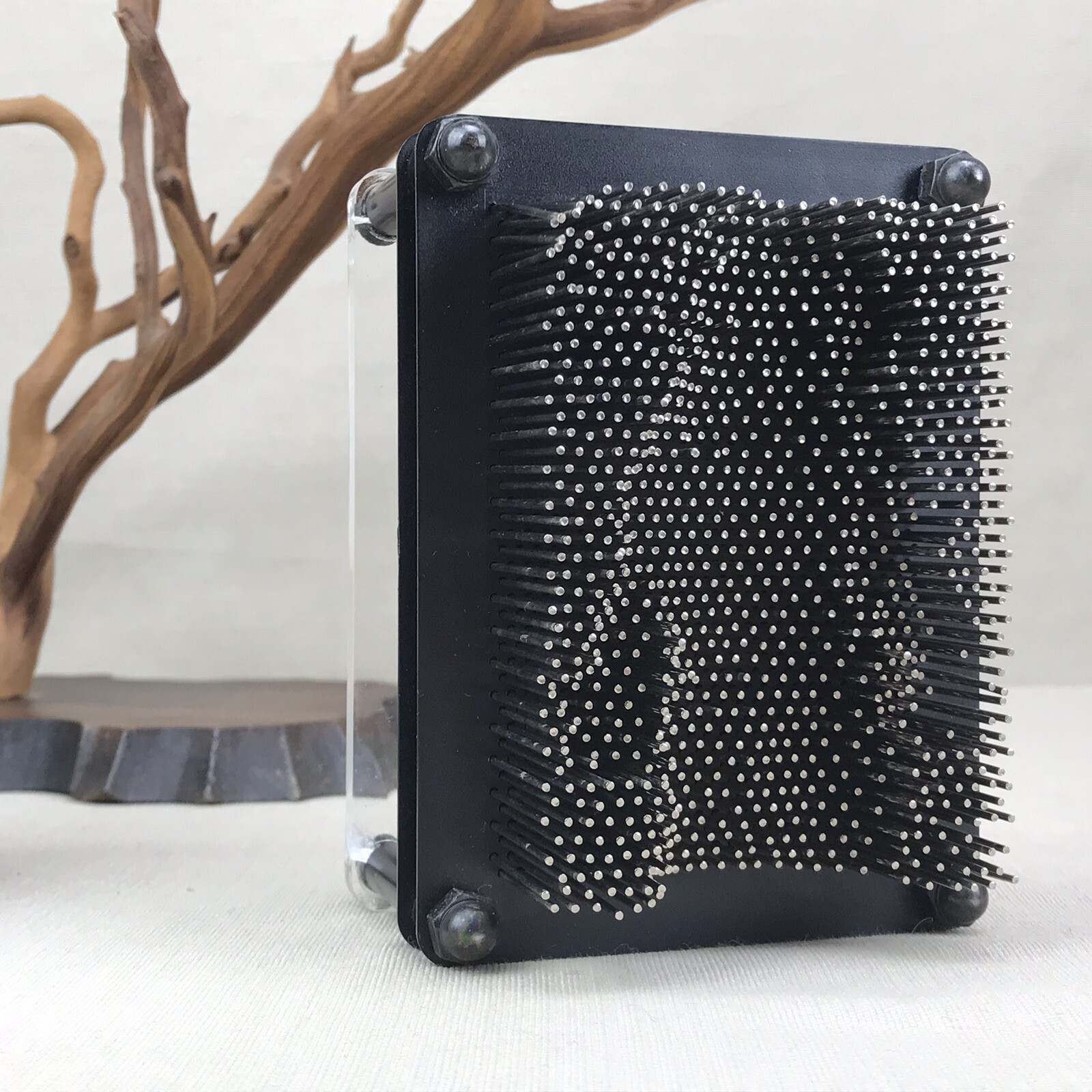 Pinhead Vintage 3D Metal Pin Sculpture Impression Toy 3 Dimensional Pin ...