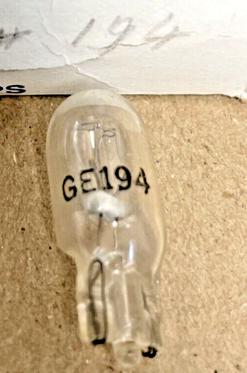 GE 194 Miniature Lamp Bulb, NEW | eBay