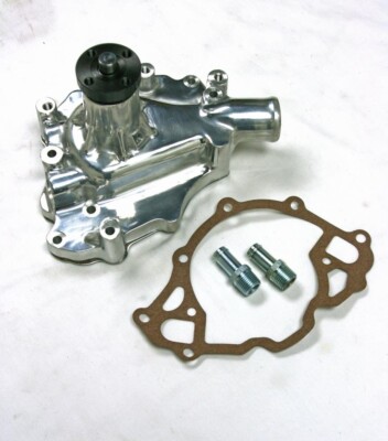 Ford 289 302 351W Polished Aluminum High Volume Water Pump w/ Standard ...