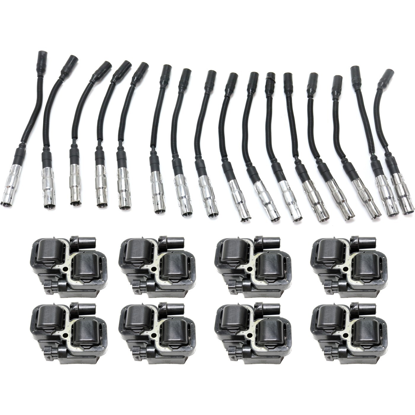 Ignition Coil and Spark Plug Wire For 1999-06 Mercedes Benz SL500 S430 ...