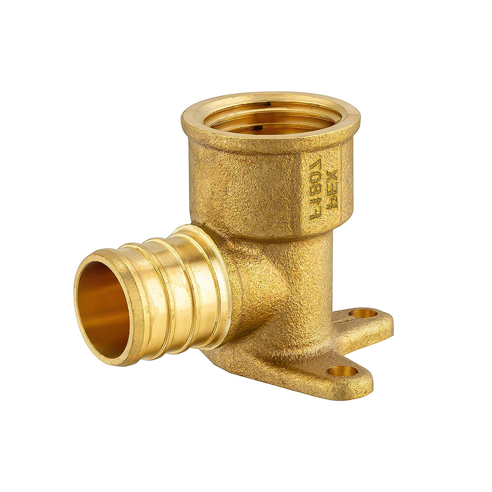 Thrifco 7910214 3/4" x 1/2" Drop Ear 90 Deg Elbow F1807 x FIP Lead Free ...