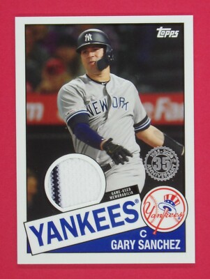 2020 Topps Gary Sanchez S2 '85 Topps Relics #85TRGS New York Yankees | eBay