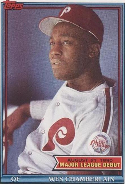 1990-91 Topps Major League Debut 1990 - Wes Chamberlain #29 (RC) for ...