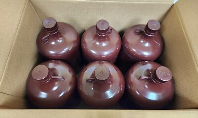 Box of 6 Thermo 2204-0010 4-Liter(1-Gal) Nalgene Large Narrow-Mouth ...