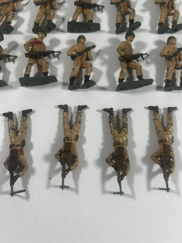 Lot of 44 Vintage Plastic MPC Army Men Figures Playset Soldiers | eBay