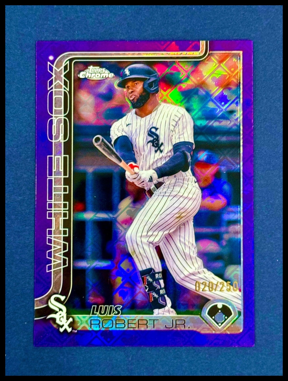 Luis Robert Jr. 2025 Topps Chrome Logofractor Edition #177 Black ...