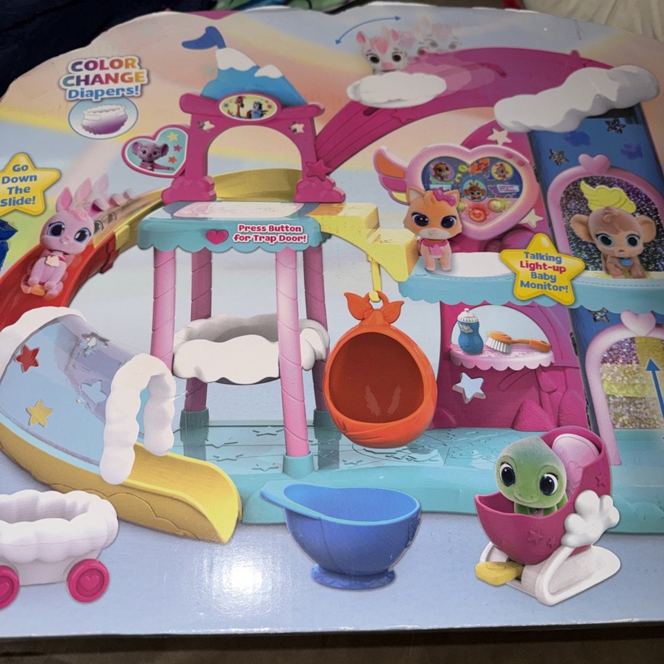 Disney Junior TOTS Nursery HeadQuarters Playset 12 Pieces Lights Up ...