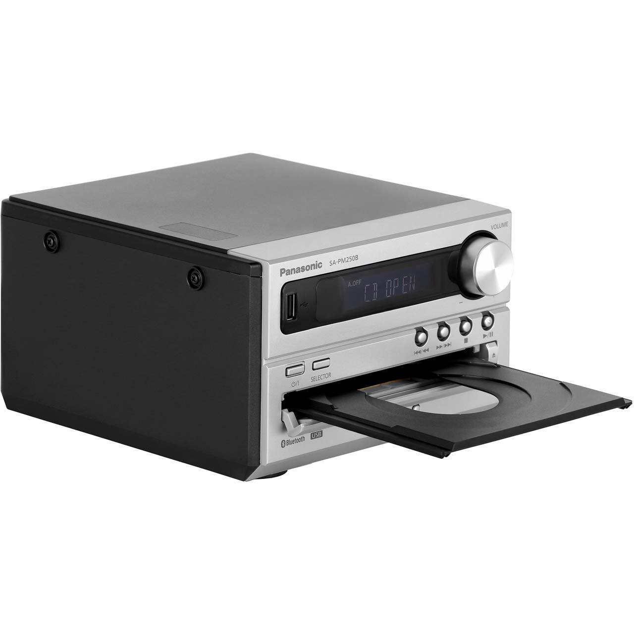 Panasonic SC-PM250BEBS 20 Watt Mini Hi-Fi System Bluetooth Hi-Fi System ...