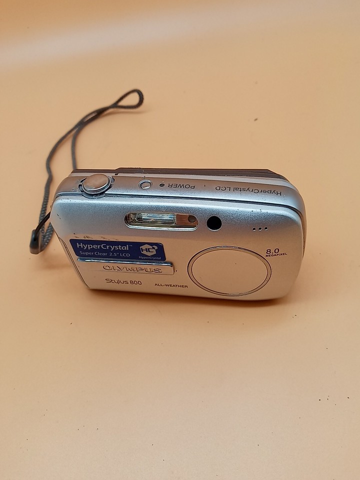 Olympus Stylus 800 Digital Camera 8.0 MP All Weather HyperCrystal LCD ...