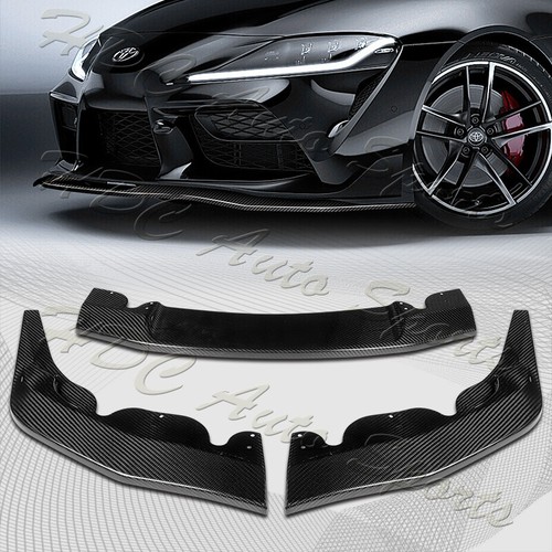 For 2019-2023 Toyota GR Supra A90 Carbon Fiber Front Bumper Splitter ...