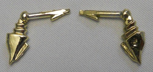 Vintage Barbie KIRA Doll's Faux Gold SHELL EARRINGS Mermaid Jewelry ...