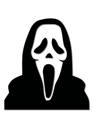 Scream Mask Vinyl Decal, Bumper, Window Decal Sticker | eBay