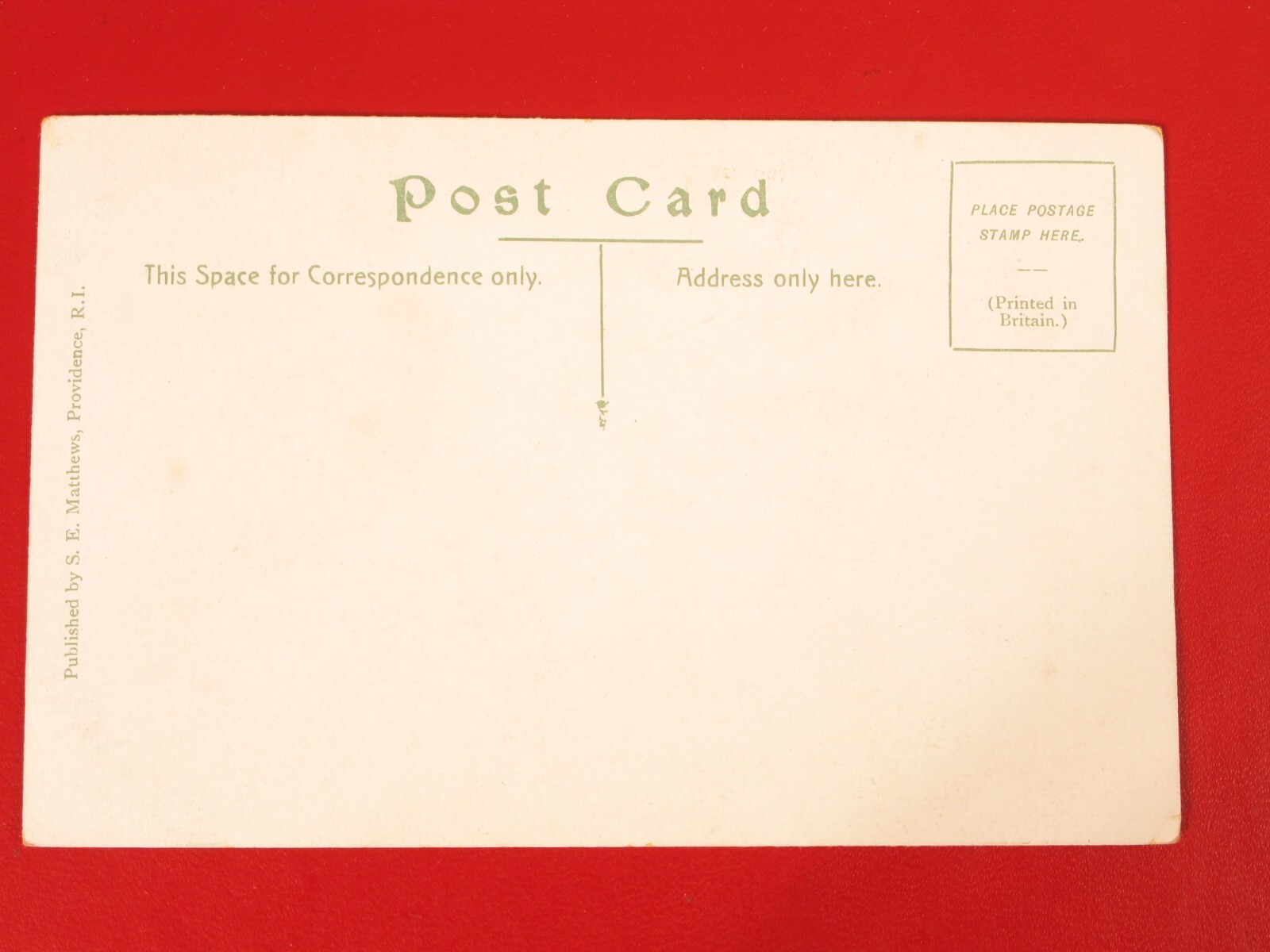 ANTIQUE POST CARD POSTCARD CHARLESTOWN BREACHWAY QUONOCHONTAUG RHODE ...