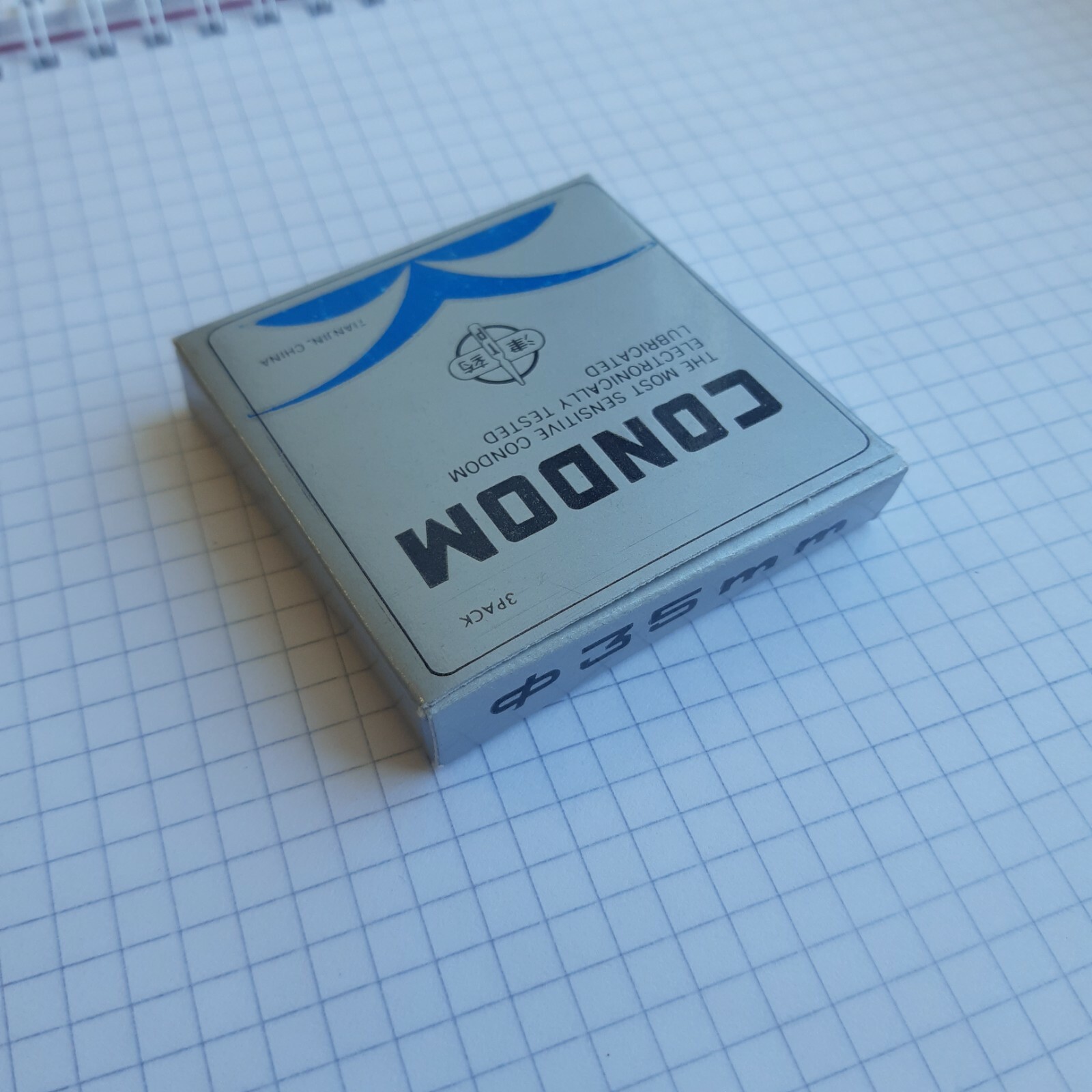 Original Vintage Chinese Condoms 1990s one pack of 3 pieces Retro ...