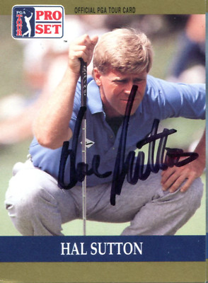 Hal Sutton Autographed 1990 Pro Set Card | eBay