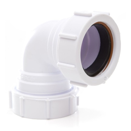 Polypipe 32mm Compression Waste Elbow White | eBay