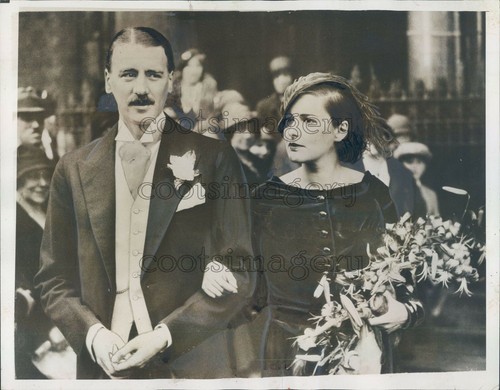 1933 Press Photo Baron Constantine Stackelberg With Wife Madeleine | eBay