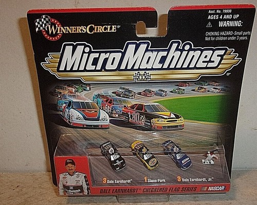 Winners Circle Micro Machines NASCAR 1999 Dale Earnhardt Sr & Jr Steve ...