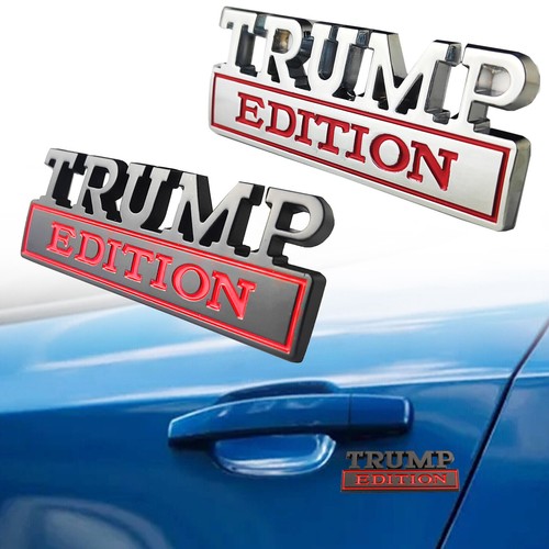 Trump Edition Badge Emblem Metal Car Auto Fender Trunk Tailgate Decal ...