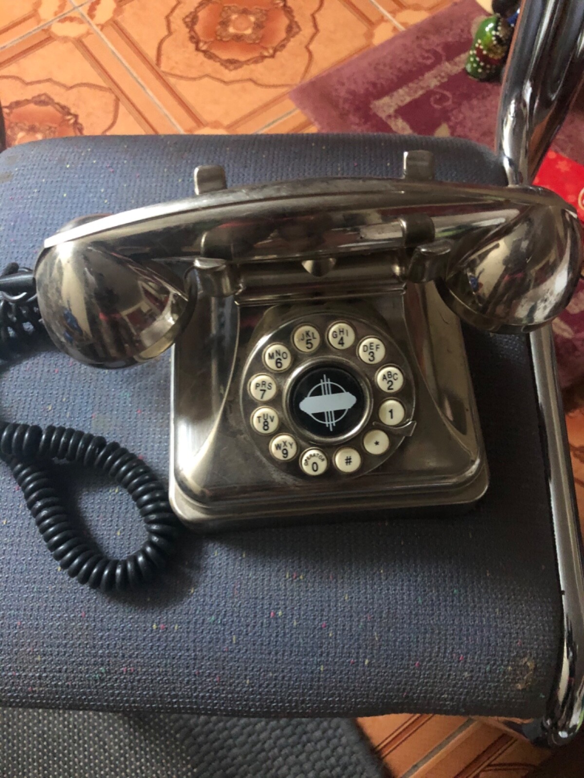 WILD & WOLF BRUSHED CHROME LOBBY PHONE 1930S DESIGN CLASSIC BNIB | eBay