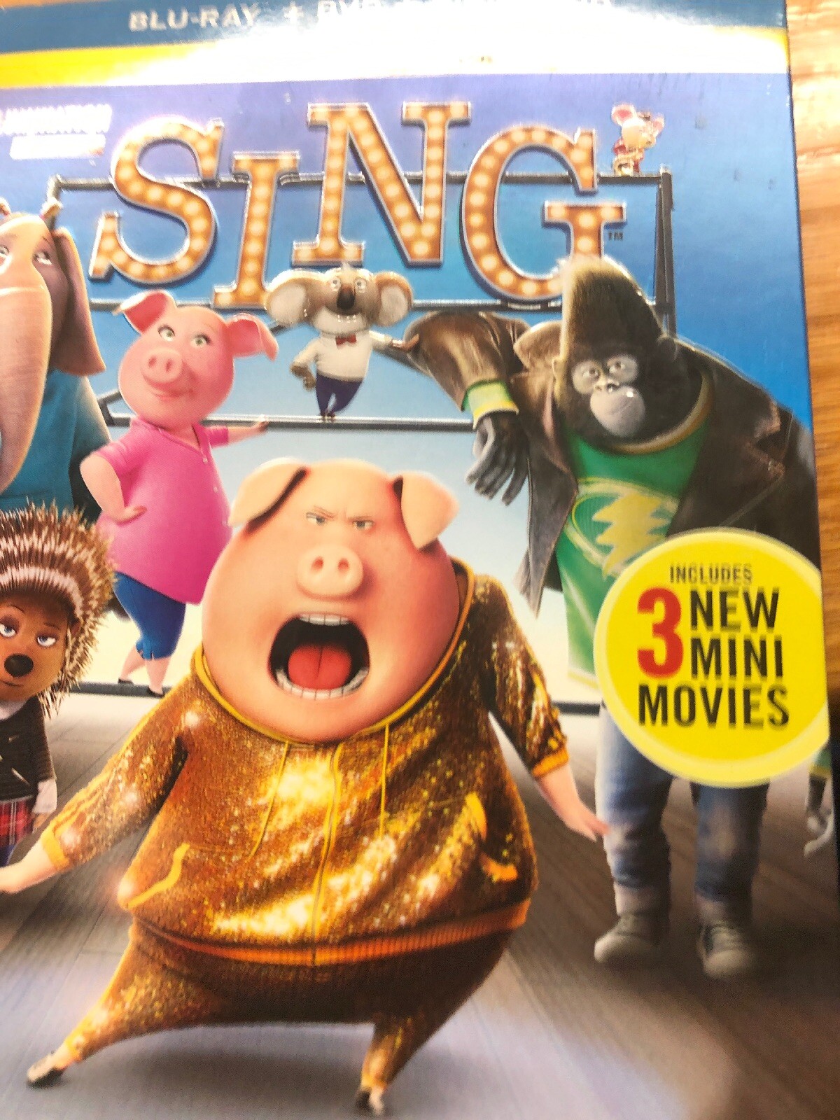 Sing (Blu-ray/DVD, 2017, 2-Disc Set, Includes Digital Copy) 25192366550| eBay