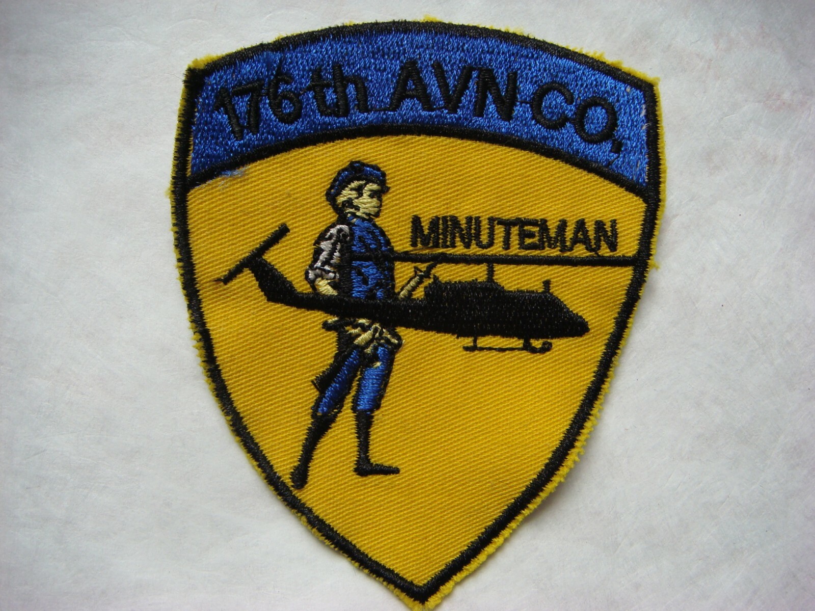 US 176th AVIATION COMPANY ( MINUTEMAN). VIETNAM WAR PATCH | eBay