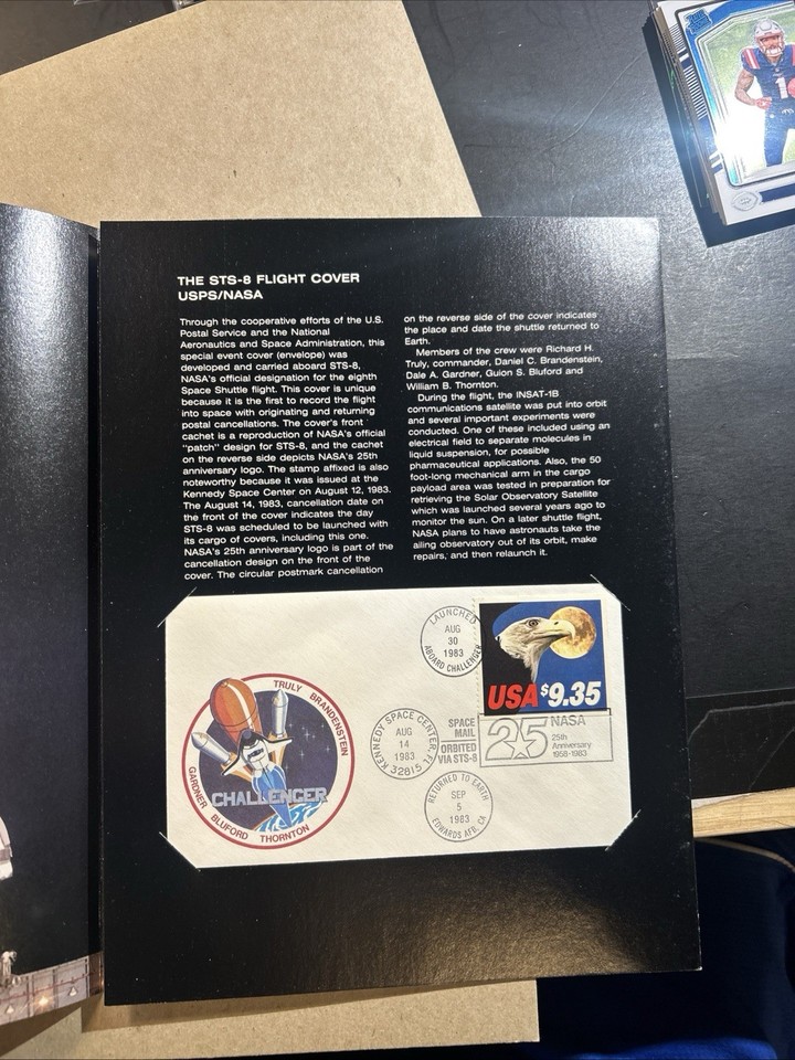 STS-8 Flight Cover USPS/NASA Express Mail Cover Flown on Shuttle | eBay