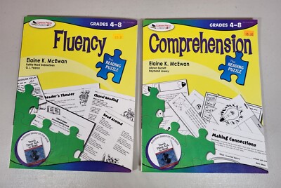 The Reading Puzzle Fluency & Comprehension Grades 4-8 Teaching Books | eBay