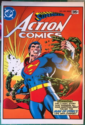 ACTION COMICS #485 COVER PRINT Superman Breaking Chains | eBay