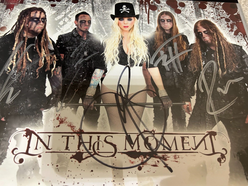 In This Moment - Maria Brink - BLOOD VIP 8.5" x 11" - Authentic ...