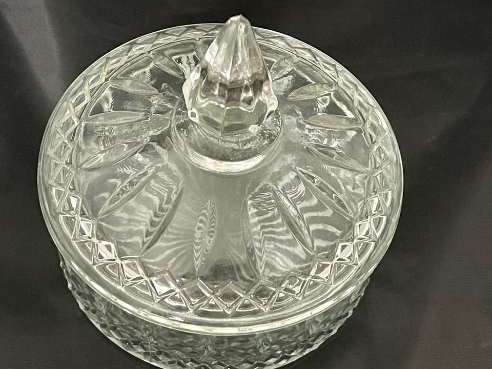 Vintage Princess Candy Dish w/Lid- Indiana Glass, Crystal (Clear ...