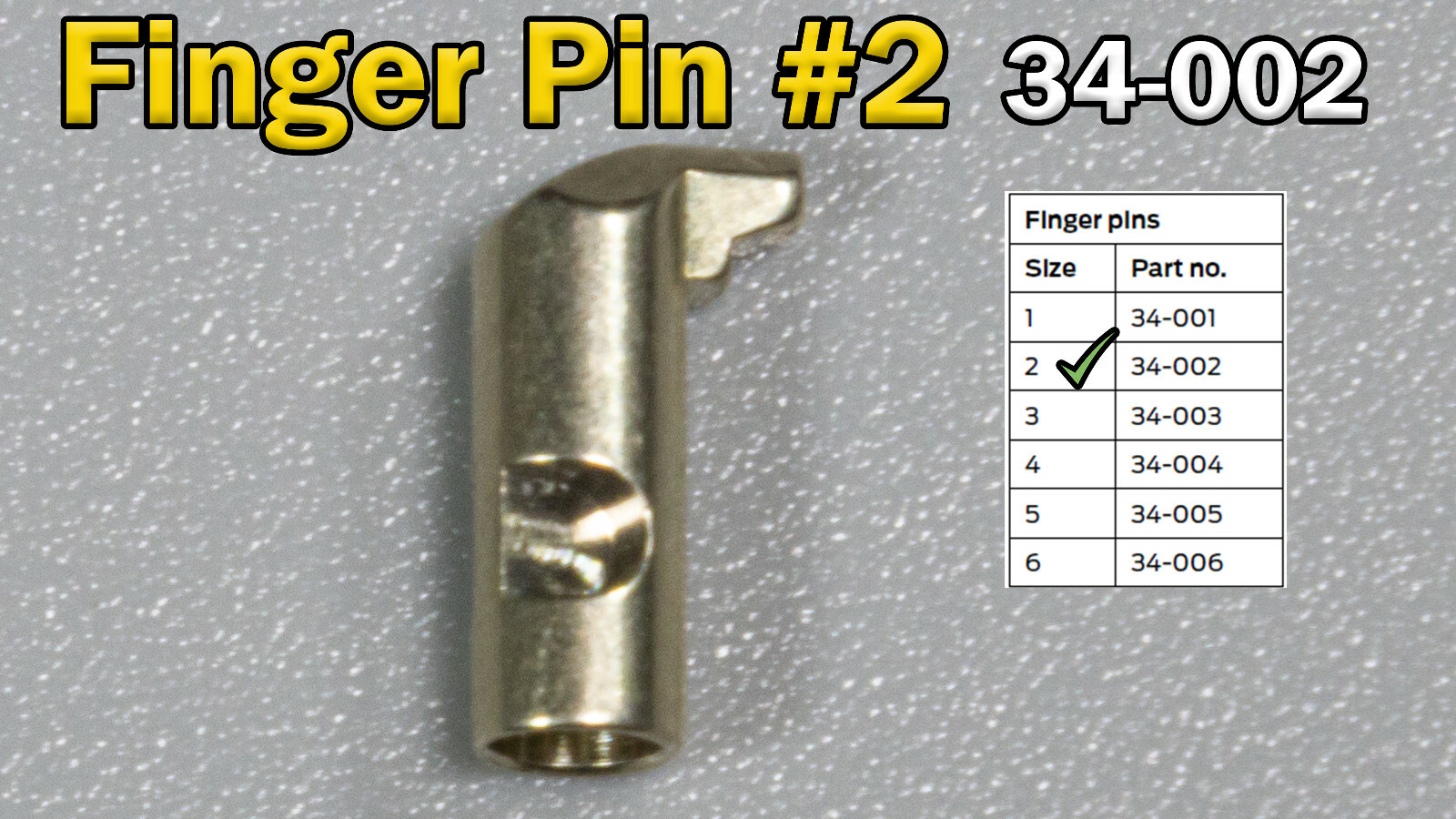 Schlage Primus Finger Pin #2 | No. 34-002 | Locksmith / Locksport ...