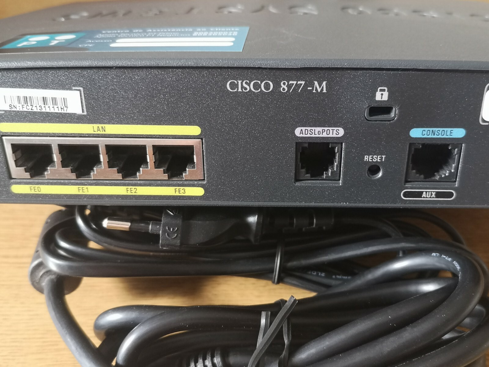 Cisco 870 Series Cisco 877-M Integrated Services ADSL Router | eBay