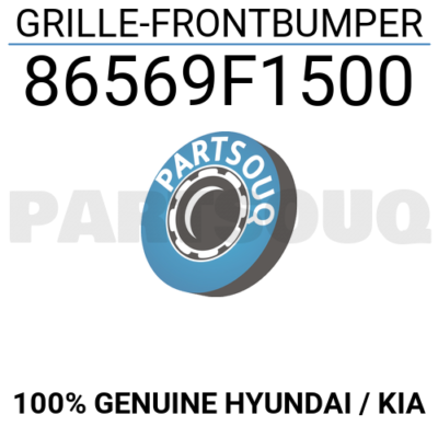86569F1500 Genuine Hyundai / KIA GRILLE-FRONTBUMPER | eBay