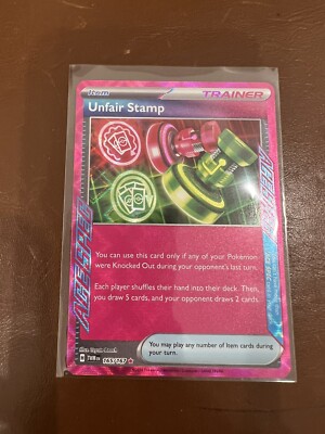 UNFAIR STAMP (165/167) - Ace Spec Rare - Twilight Masquerade - MINT/NM ...