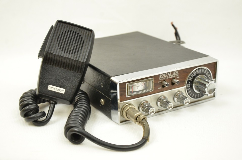 Pearce Simpson Bobcat 23 E Vintage CB Radio PA Mount Bracket Untested ...