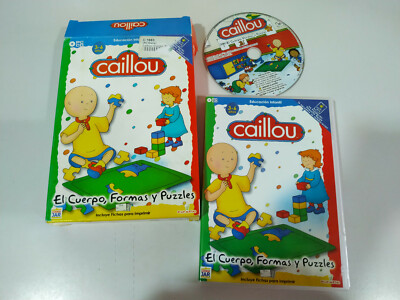 Caillou El Cuerpo Formas y Puzzles - Juego para PC CD-Rom Edicion ...