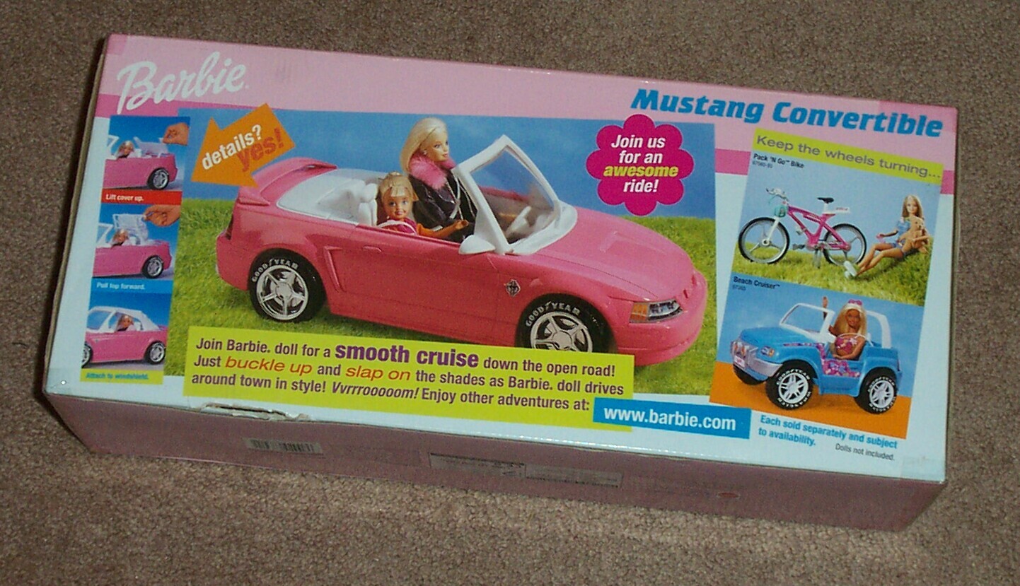 1999 Mattel Barbie Mustang Convertible | eBay