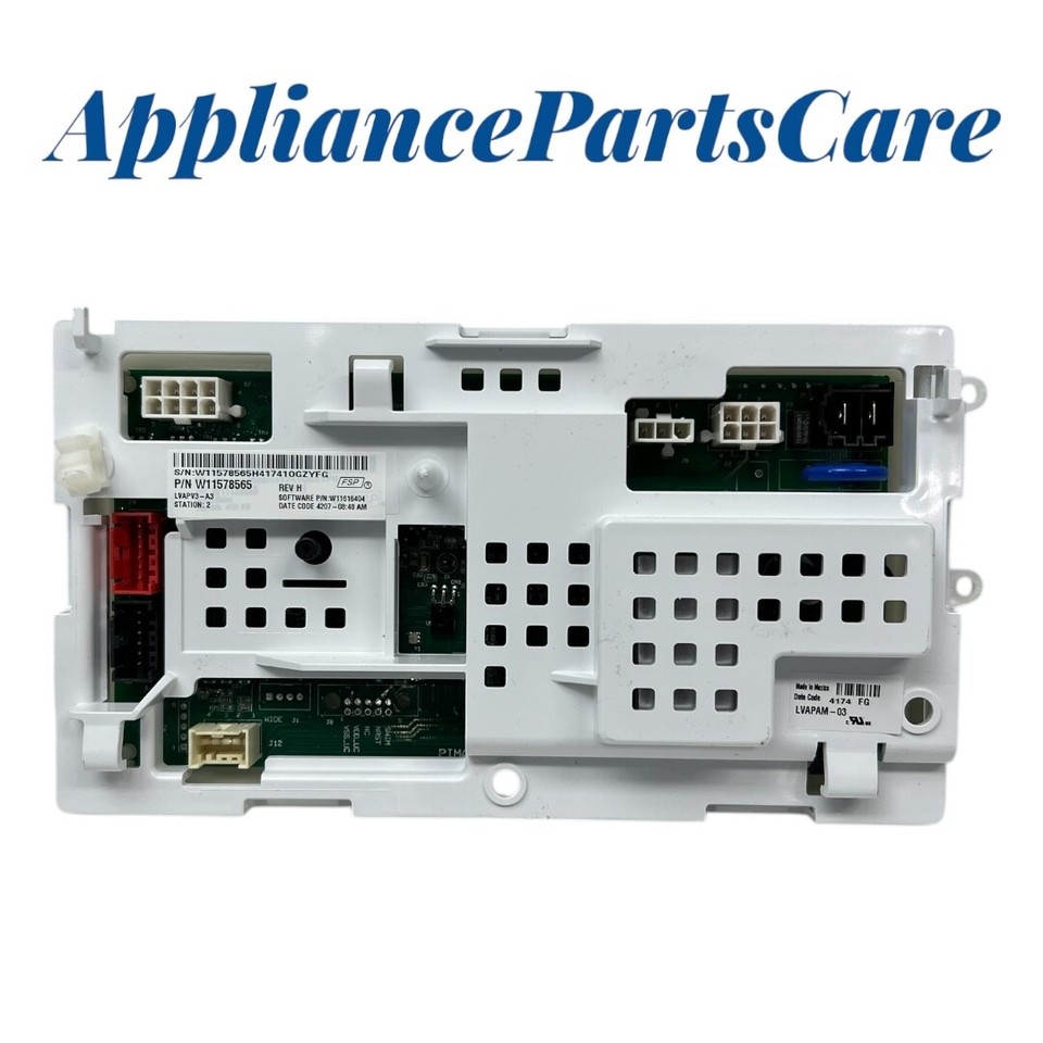 Whirlpool Washer Electronic Control Board W11578565, W11603810 | eBay