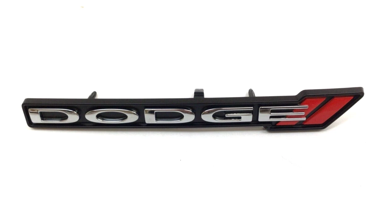 Dodge Emblem On Red