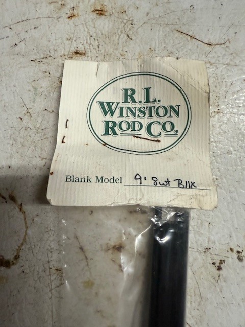 R. L. Winston fly rod blank 9 foot 8 weight BIIX | eBay