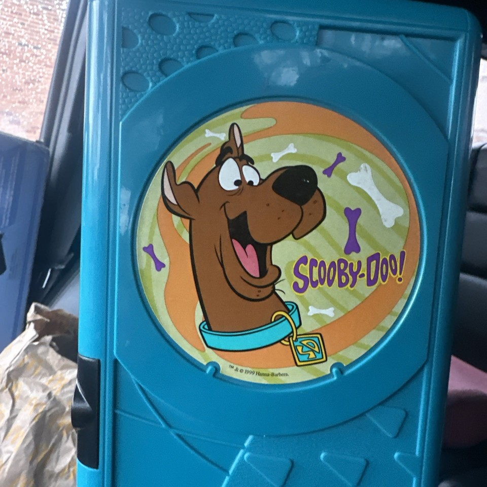 Vintage Scooby-Doo CD Case Storage Organizer Plastic Wall Holder Box ...