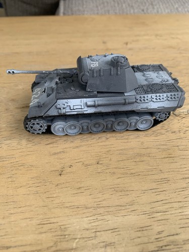 1/72 Scale WWII German Army Panther Tank #424/F13 4” Long Built Up Tank ...