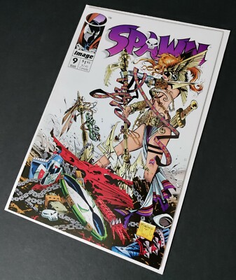 SPAWN #9 1993 IMAGE COMICS MCFARLANE 1ST FIRST APPEARANCE ANGELA KEY ...