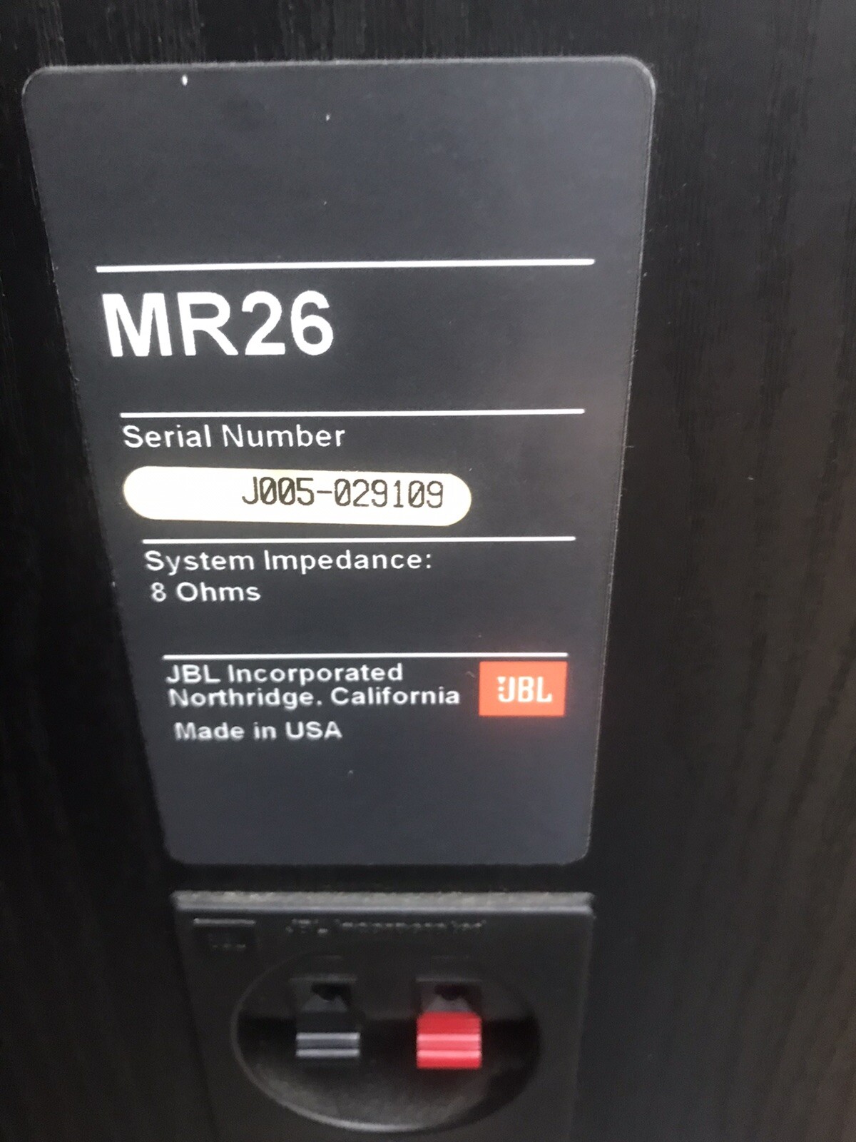 JBL MR26 Speaker pair - used, excellent condition | eBay