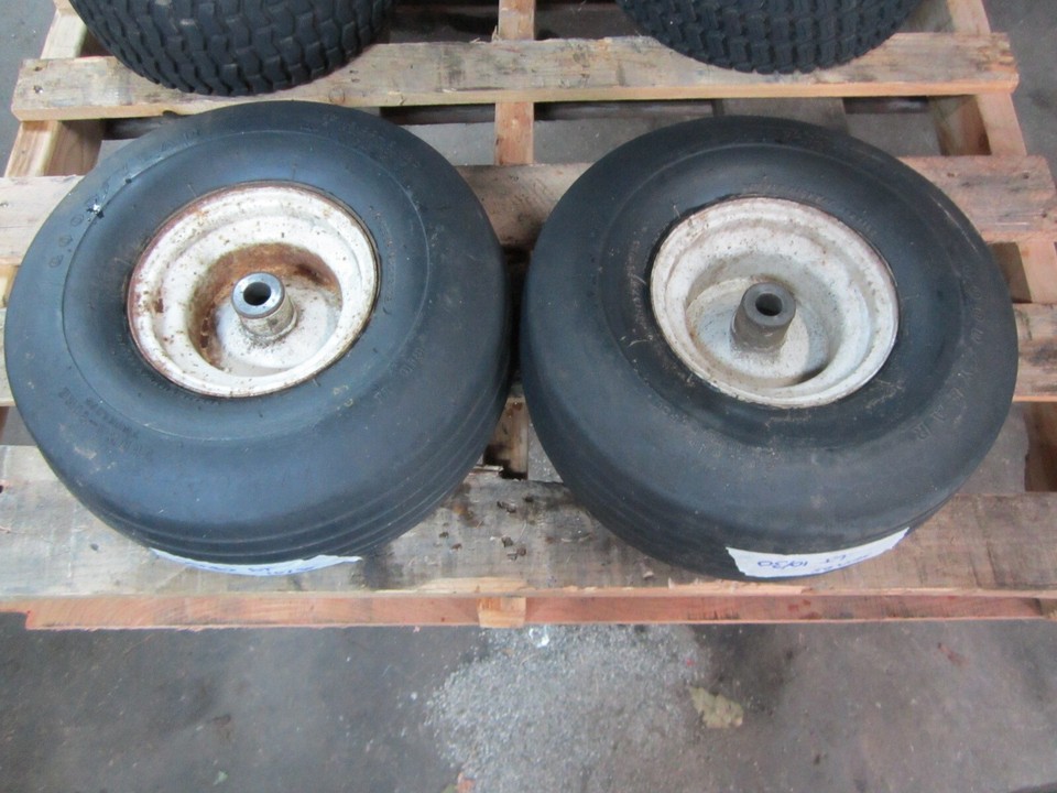 SEARS CRAFTSMAN LT 10 30 FRONT WHEELS & TIRES 15X6.00-6 ( PAIR / SET ...