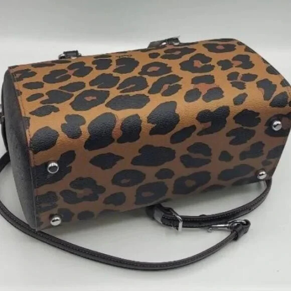 Coach+Rowan+Women%27s+Satchel+Bag+Medium+-+Leopard+%28CC758%29 for sale ...
