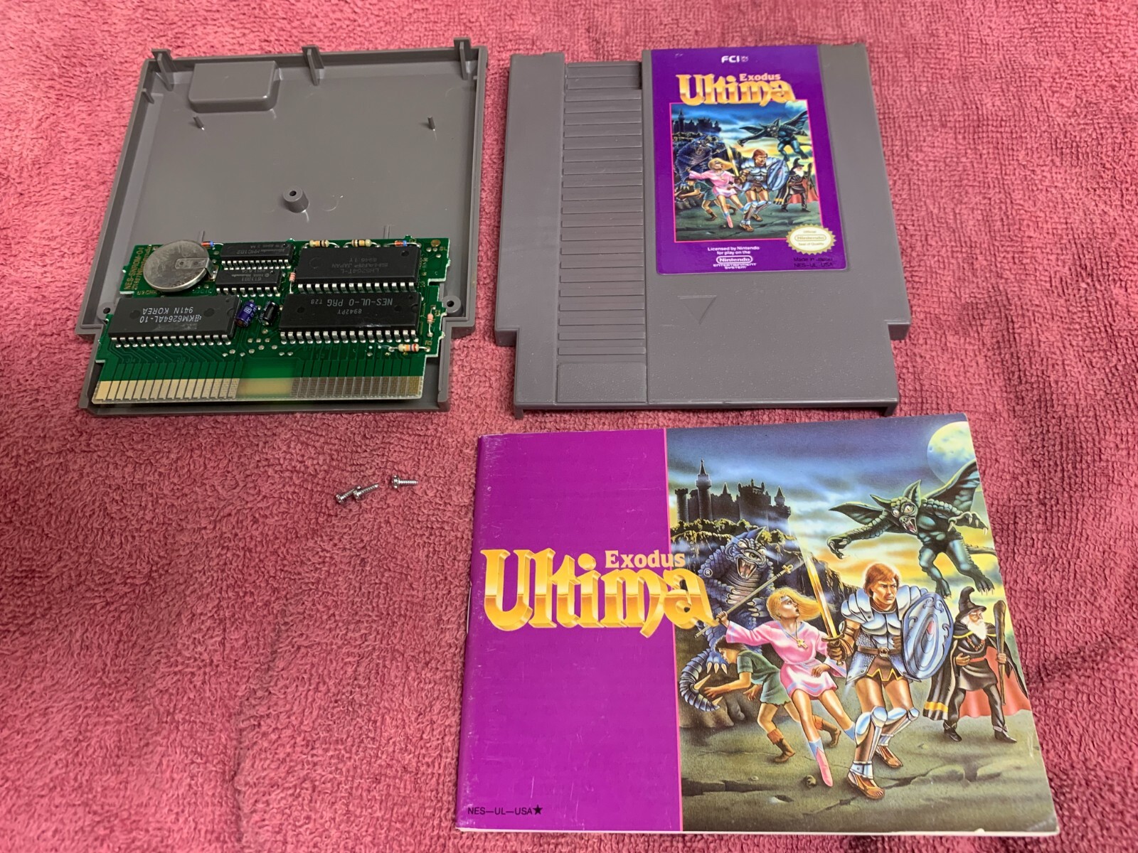 Ultima Exodus Nintendo NES, Cartridge - Authentic Original & manual | eBay